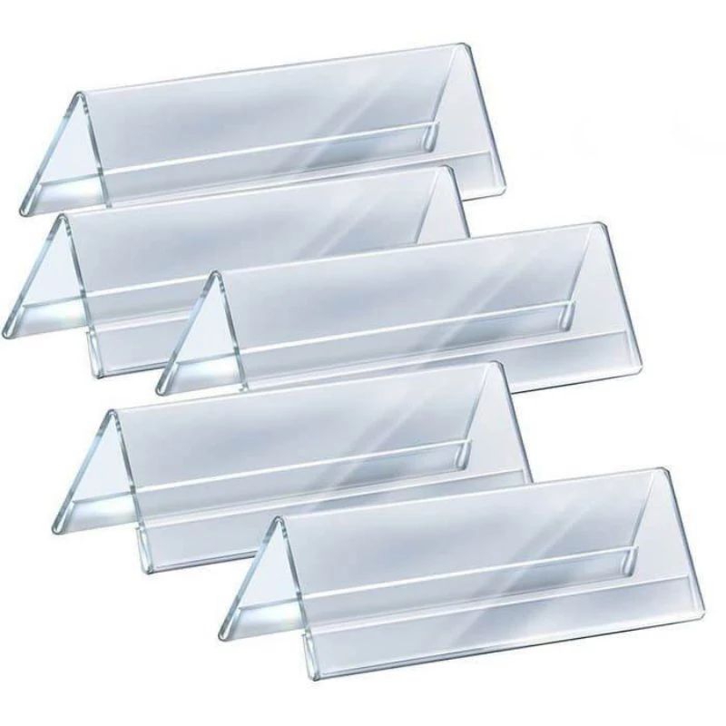 Table NAME BOARD 10X30 CM ACRYLIC 2 SIDES LEFT AND RIGHT ACRYLIC NAME ...