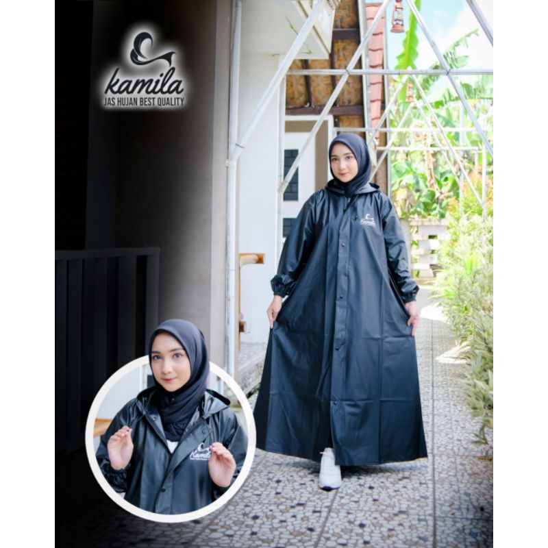 Kamila JUMBO / XXL Muslim Women's Raincoat, Gamis Model | Shopee Malaysia