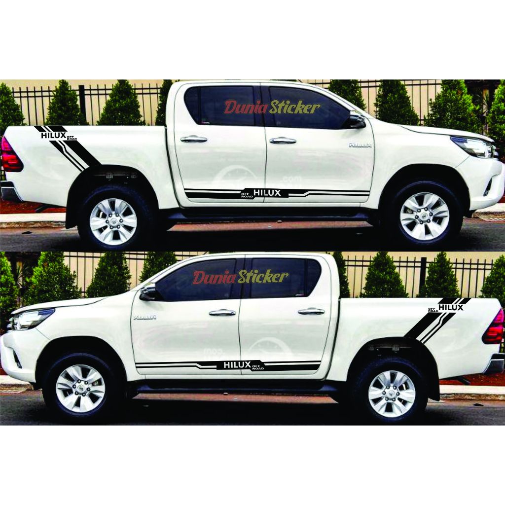 Hilux Car Cutting Sticker Toyota Hilux List Body Sticker | Shopee Malaysia