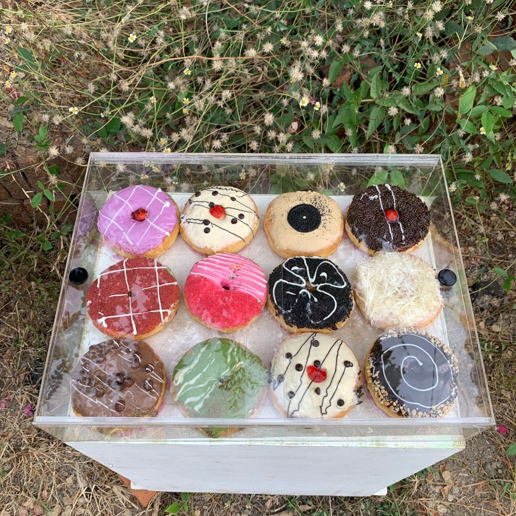 Acrylic Donut box/Acrylic Donut display/Donut Holder/Donut Rack/Donut ...