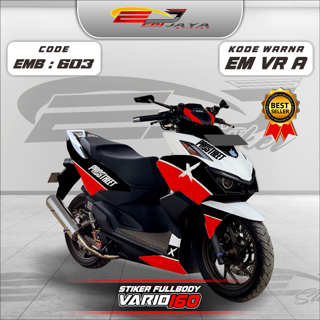 Striping NEW DESIGN HONDA VARIO 160 CUSTOM-STICKER DECAL FULL BODY ...