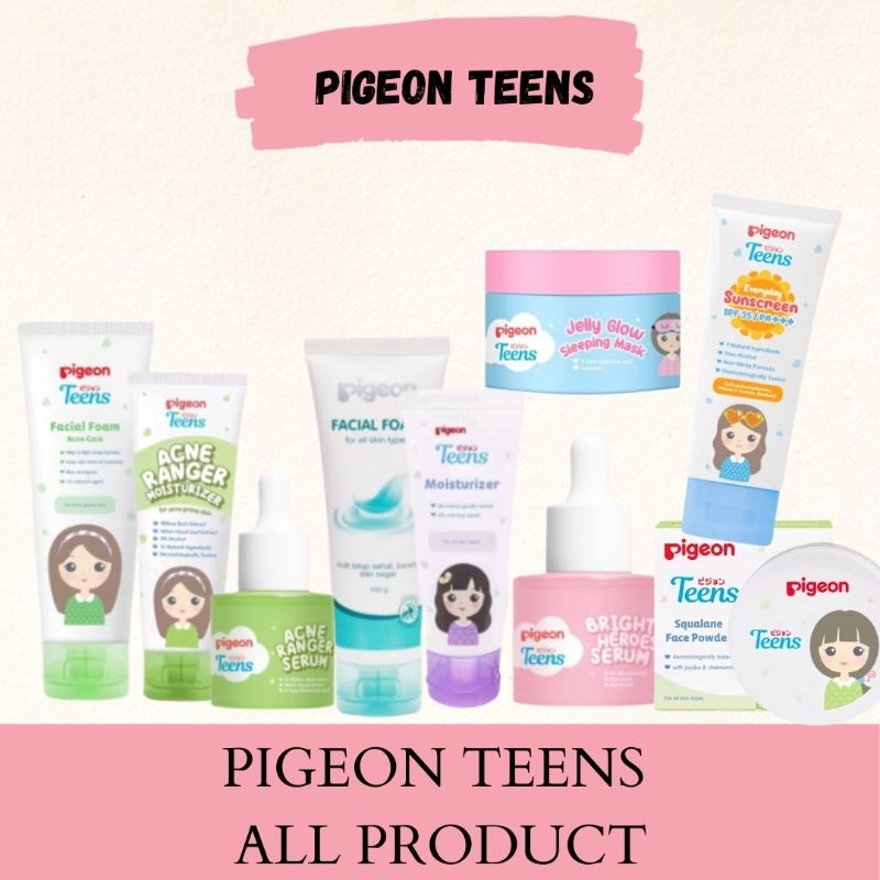 PIGEON TEENS Moisturizer | Facial Foam | Sleeping Mask | Serum | Teen ...