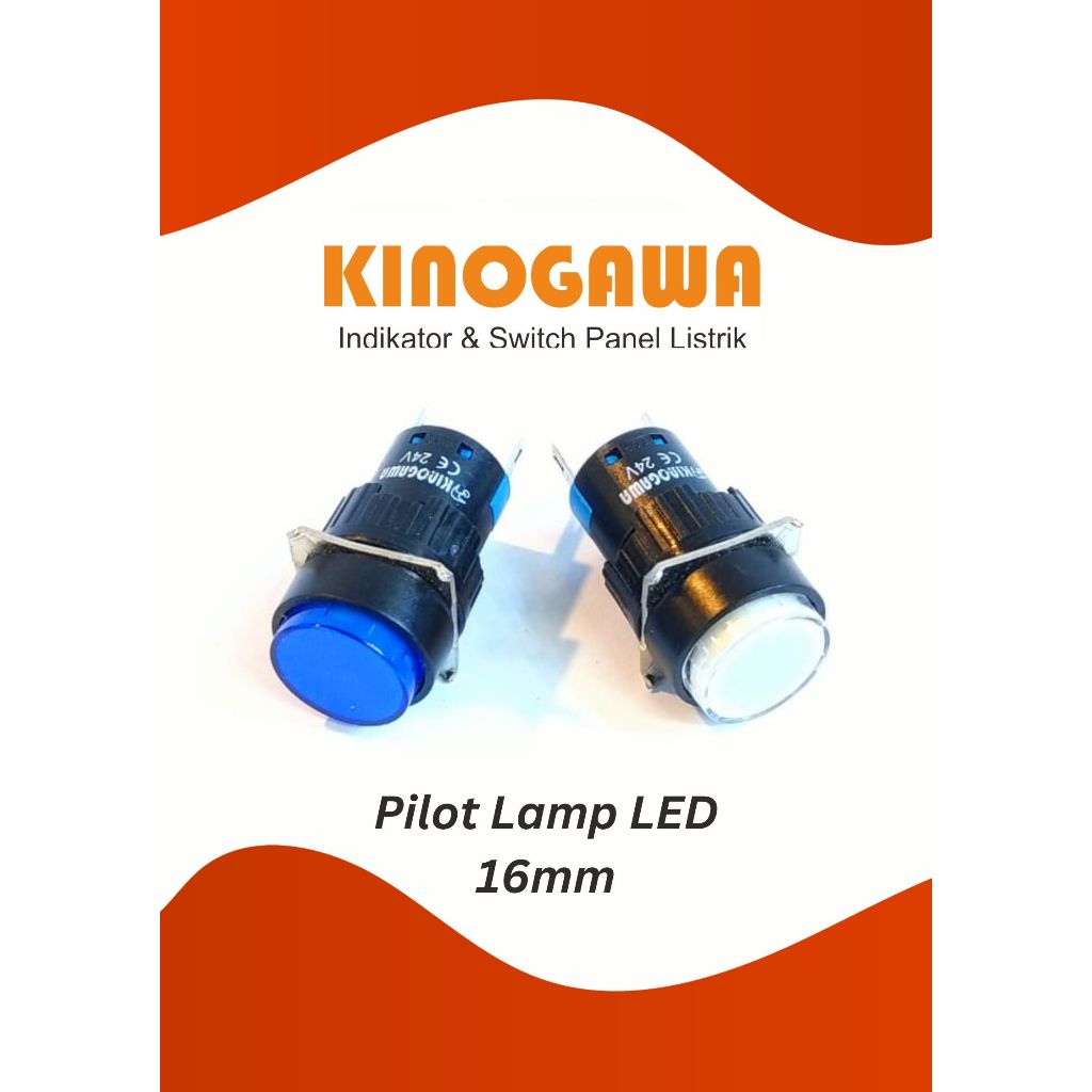 Pilot Lamp LED 16mm Round 24V | Shopee Malaysia