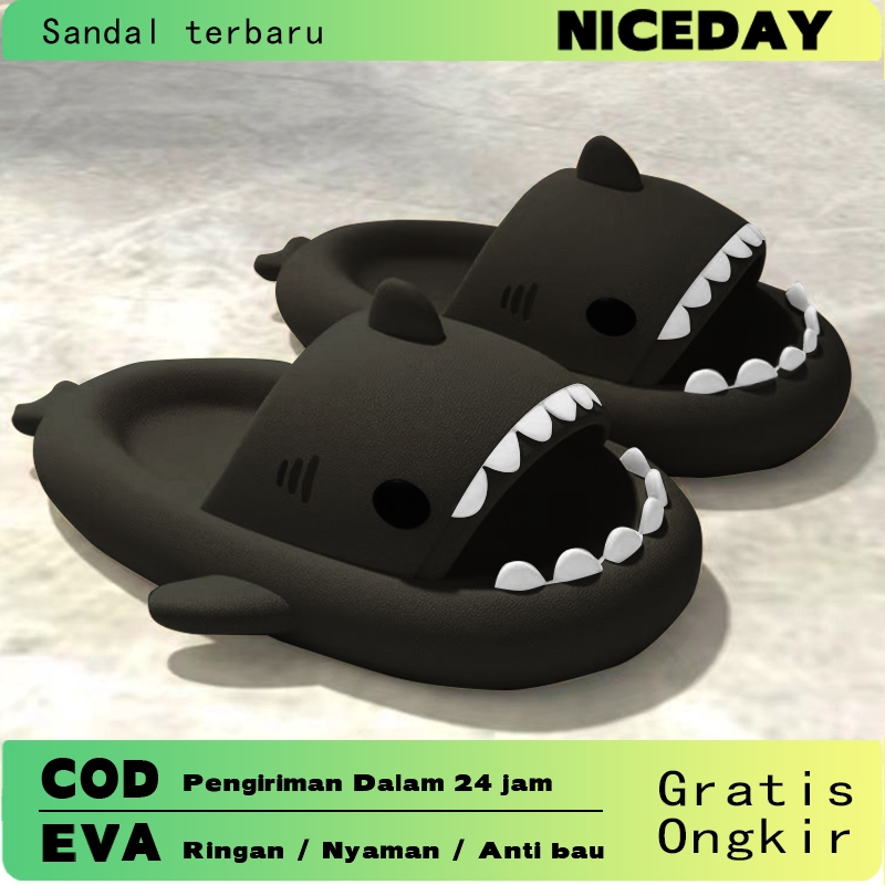 Shark Sandals Adult Men Contemporary slop EVA Sandals Men And Women ...