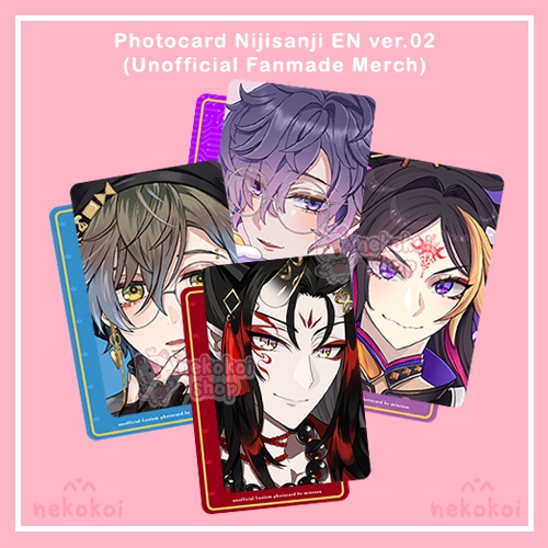 Photocard NIJISANJI EN Luxem Noctyx New Costume Vox Akuma Mysta Rias Ike Eveland Shu Yamino Luca ...