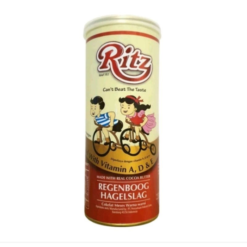 Colorful Chocolate Meses Ritz 300 grams Chocolate Mesis Ritz Regenboog ...