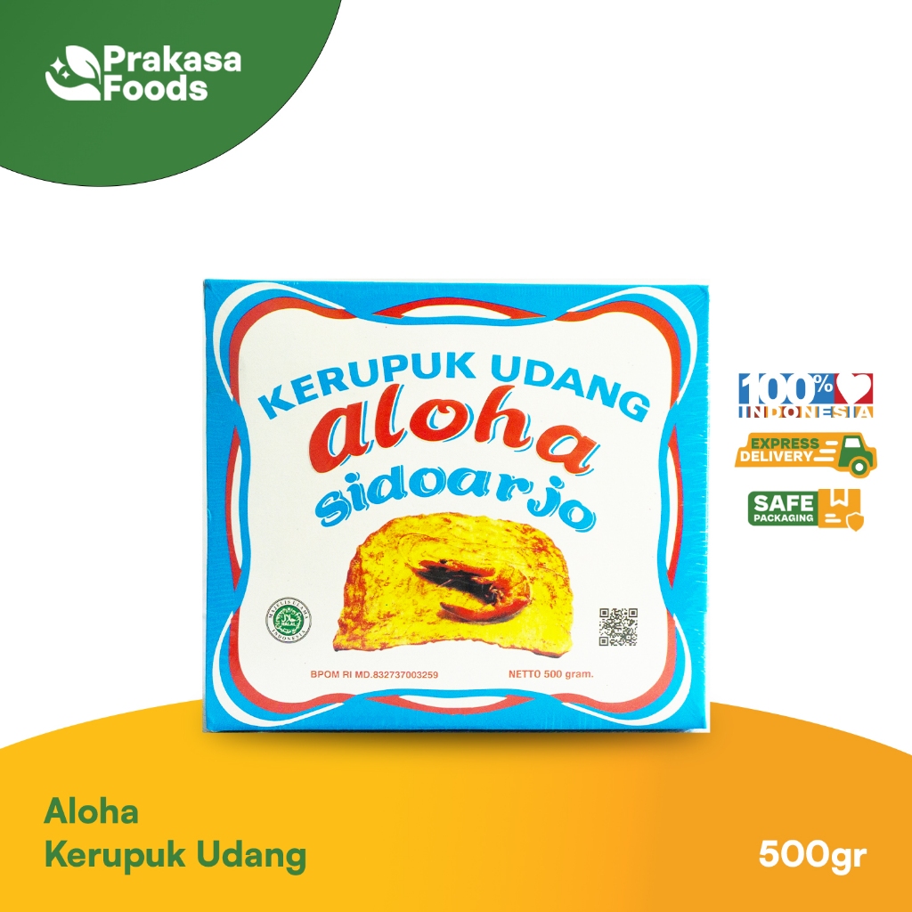 Aloha Sidoarjo Shrimp Crackers 500gr | Shopee Malaysia