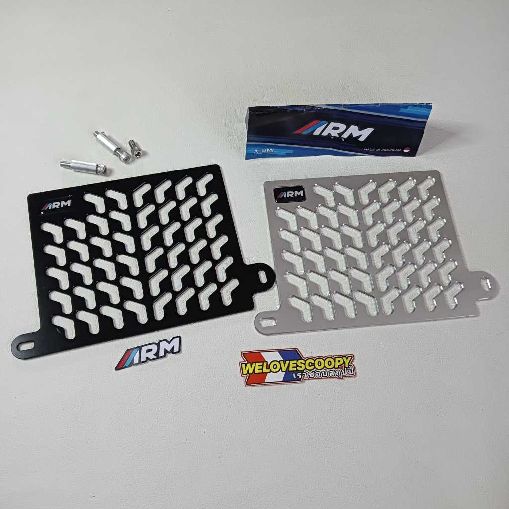 Full CNC ARM ARUMI YAMAHA NMAX LEXI AEROX PATTERN RADIATOR COVER ...