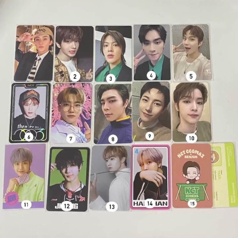 Nct dream 127 wayv jaemin mark haechan photocard renjun jungwoo teil ...