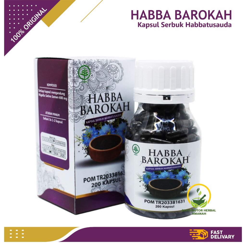 Habba Barokah Habbatussauda Capsule Powder BPOM | Shopee Malaysia