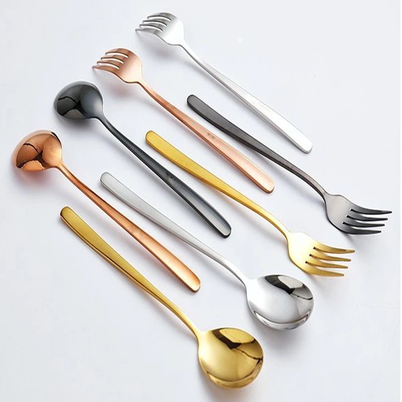 Thick Stainless Steel Korean Cutlery Set Korean cutlery Set Tableware ...