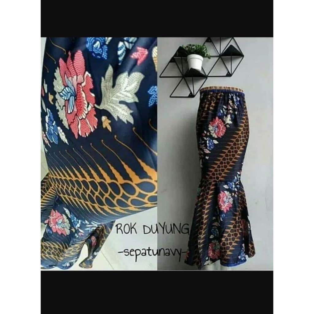 [REAL Pict] Diana Maxi Long Mermaid Skirt Long Skirt Batik Jumbo Girls ...