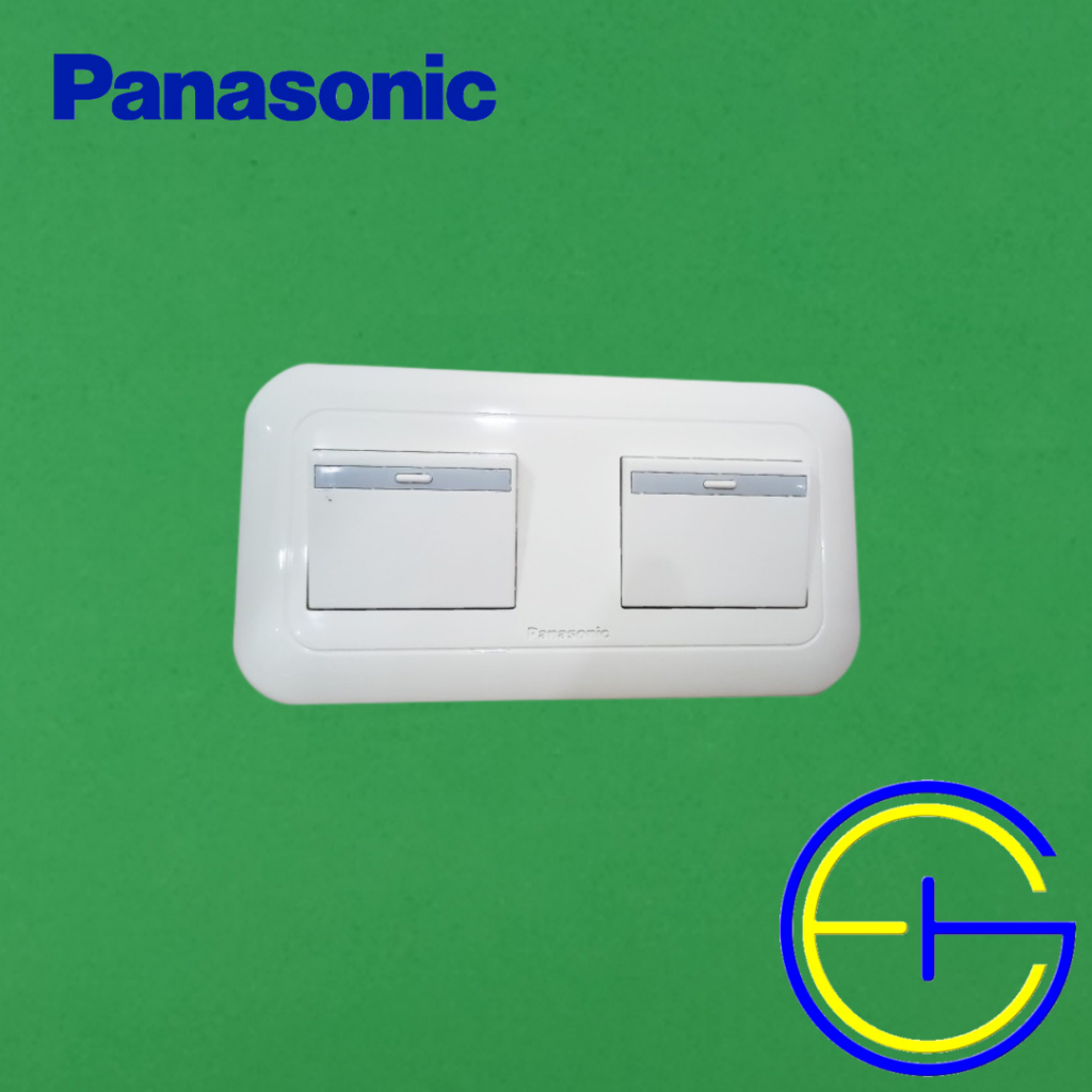 Panasonic Wide Series Single Switch Set 2G 1W (WEJ5541 + WEJ78049W ...