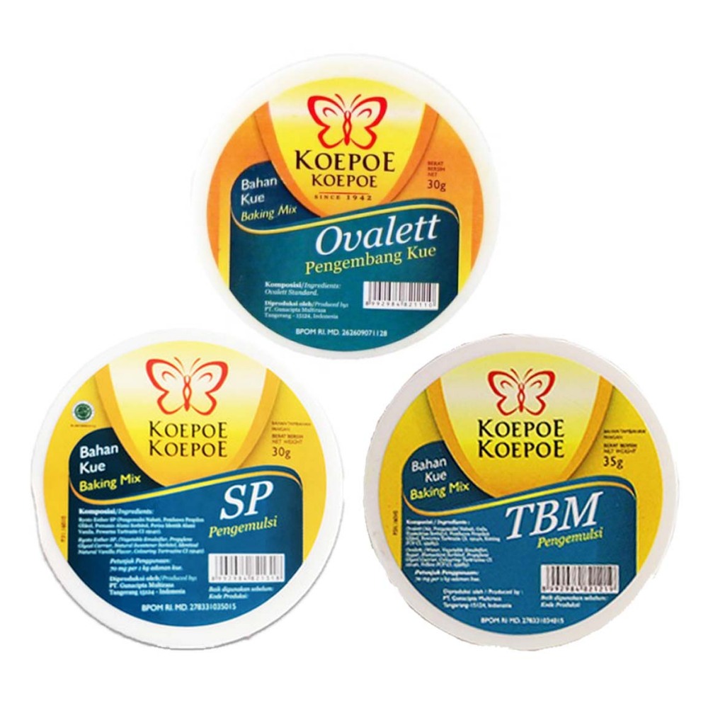 Koepoe emulsifier cup/koepoe SP 30g/koepoe TBM 35g/koepoe ovalett 30g ...