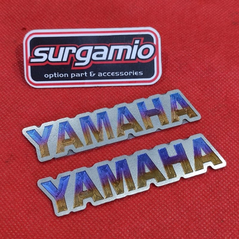 Yamaha titan emblem 9cm vietnam titanium emblem | Shopee Malaysia