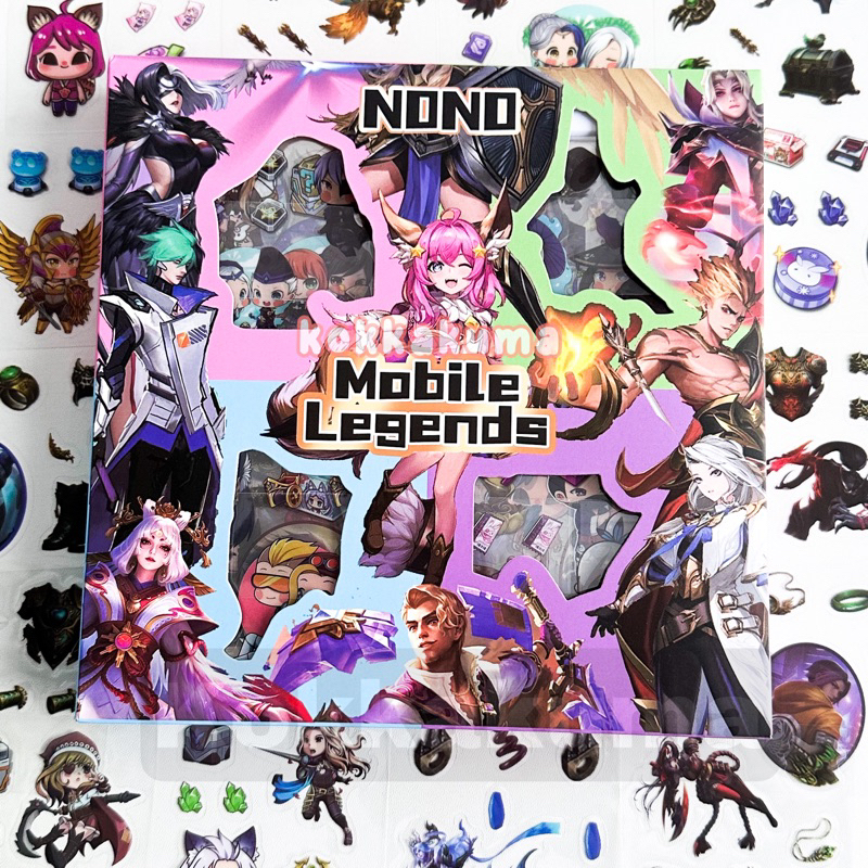 Kkm) NONO Mobile Legends NANA/LUNOX Sticker Box Original Aesthetic Game ...