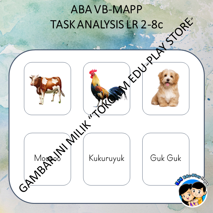 Aba VB-MAPP Card Task Analysis Listener Response 2 (8c) | Shopee Malaysia