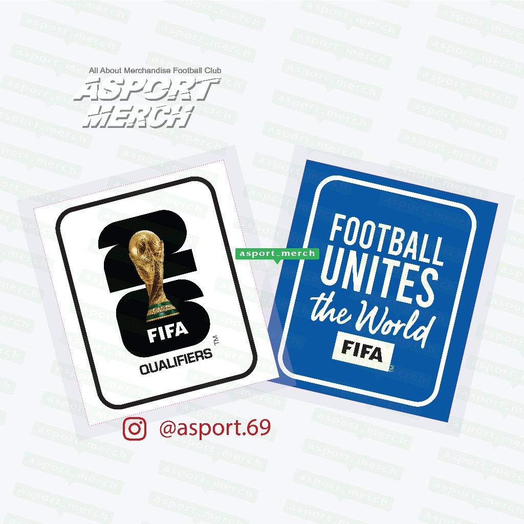 Jersey PATCH QUALIFICATION WORLDCUP 2026 PILDUN JERSEY FOOTBALL PATCH ...
