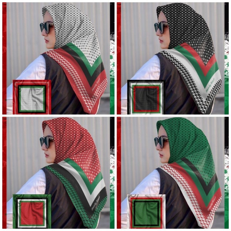 Quadrilateral Motif of Palestine Free Palestine by Sisyhijab | Shopee ...
