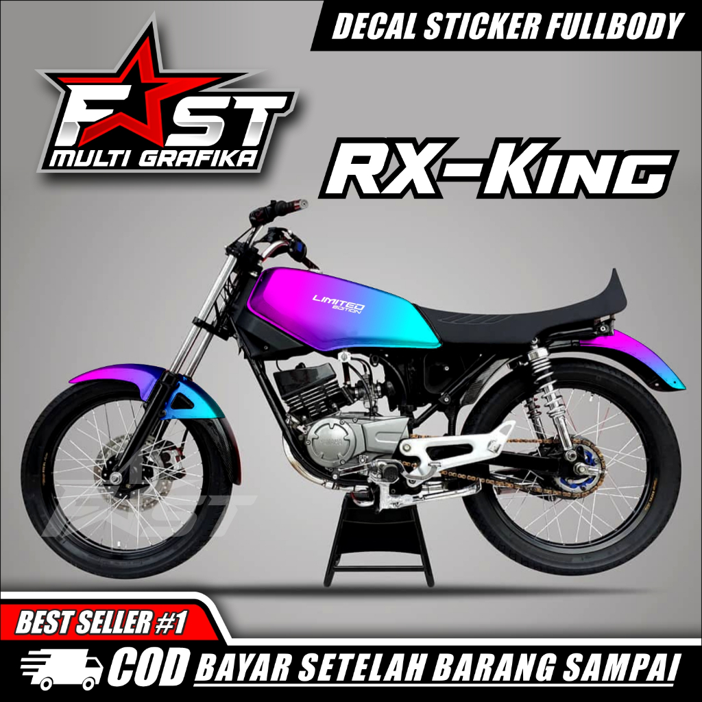 Rx King Sticker Fullbody Variation Rx King Striping Sticker Chameleon ...