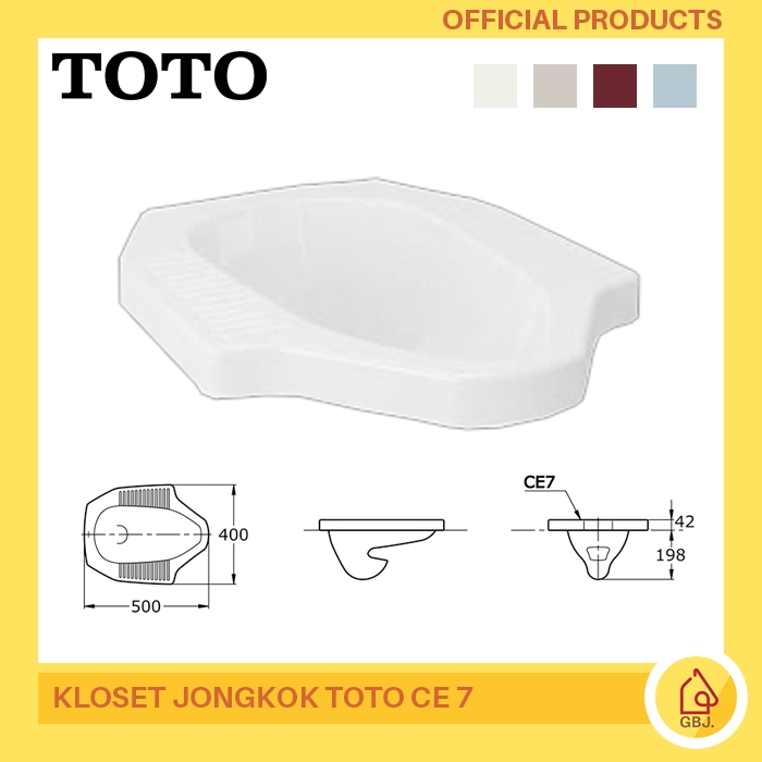 Toto CE7 SQUAT TOILET/SQUAT TOILET/TOTO SQUAT TOILET | Shopee Malaysia