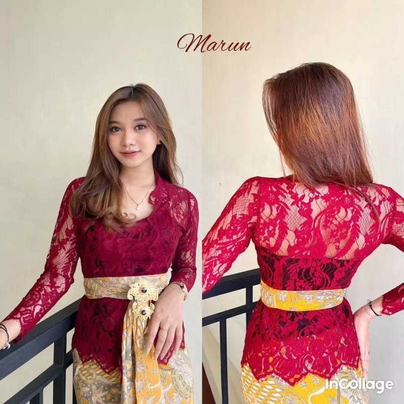 Sofia Modern Brocade Kebaya Bali Brocade Premium Kebaya Only (Without Buttons) | Shopee Malaysia