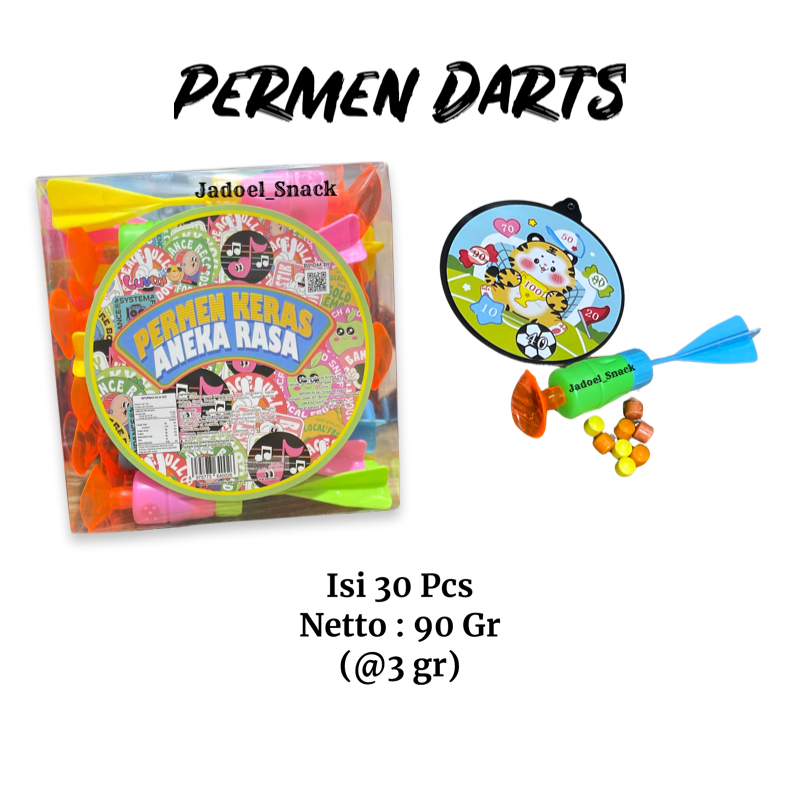Wholesale - Darts Candy 30 x 3 Gr Fruit Flavor by Jadoel_Snack | Shopee ...