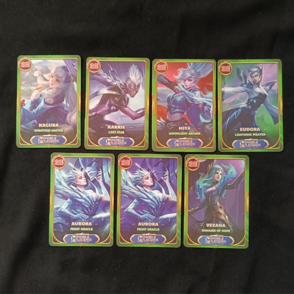 HIJAU {Mandatory Spx} MLBB Frame Green Mobile Legends Choki Card ...