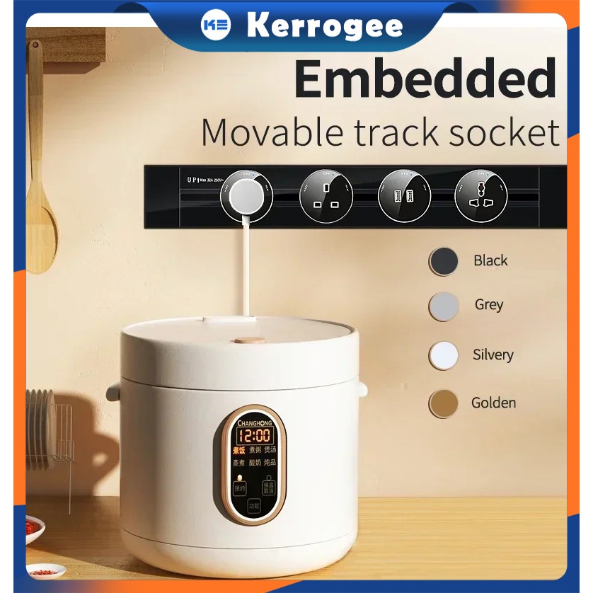 High Quality Wall Mounted Socket Track Socket 60-100cm Power Track ...