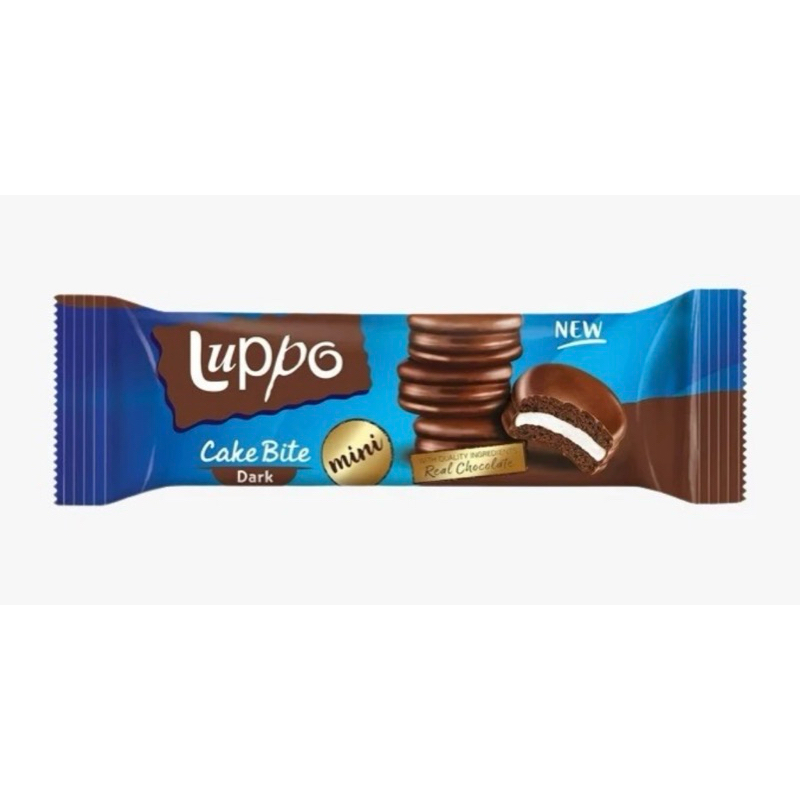 Luppo Cake Bite 55g Mini Choco Mini Dark Cake Bite With Marshmallow ...