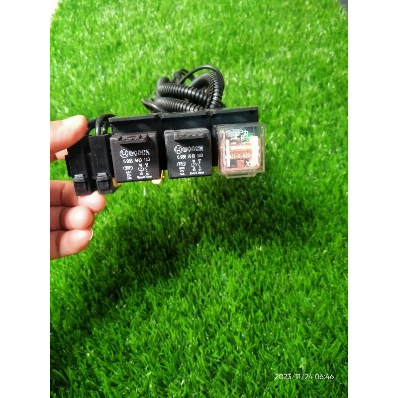 Relay cable H4 light set 3 relays by Bosch relay" 4 feet Bosch | Shopee ...