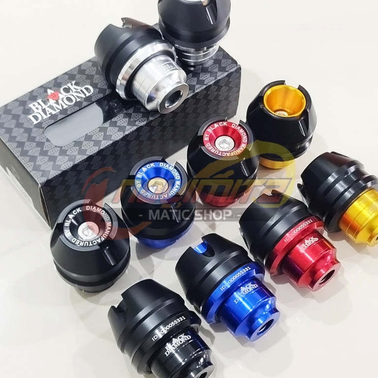 Black Diamond Jumbo Axle Bolt Cover NMAX XMAX Aerox 155 ADV PCX Beat ...
