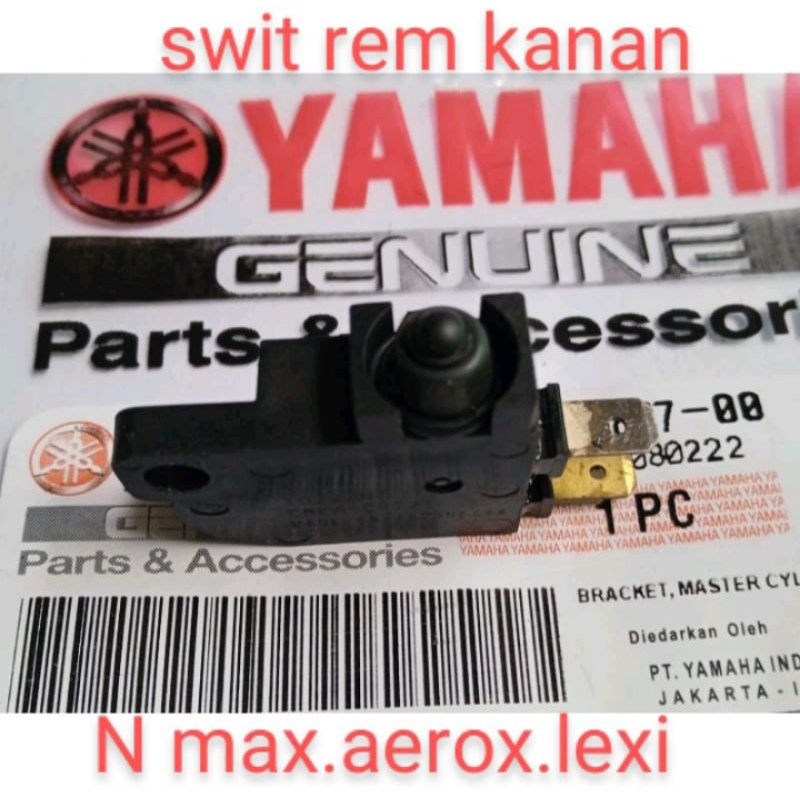 Original yamaha N MAX AEROX LEXI right brake switch. Original ORIGINAL ...