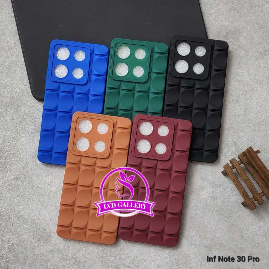 Infinix Note 30 Pro Softcase 3D Cubic Motif Finger Case Infinix Note 30 ...