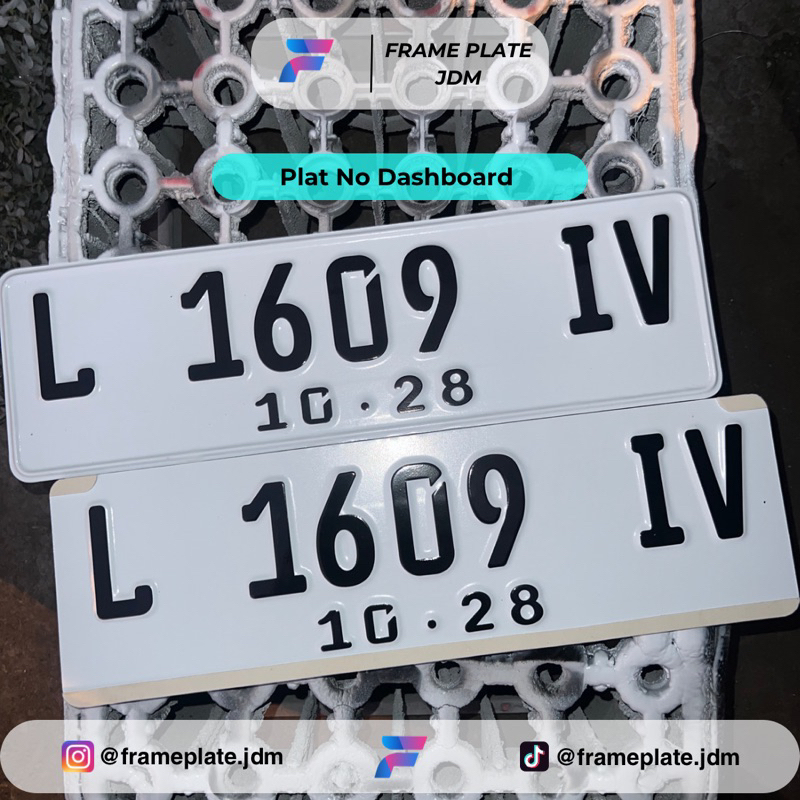 Dashboard Car Number Plate | Jdm Plate Frame | Shopee Malaysia