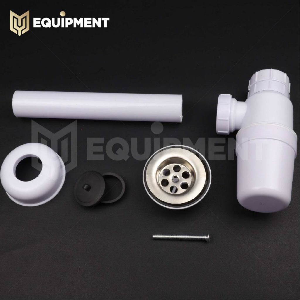 Plastic bottle siphon / PVC sink filter / hand washing dirty water ...