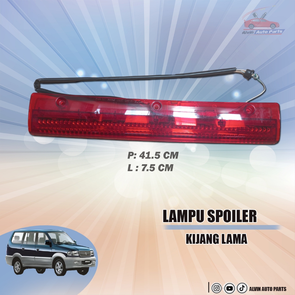 KIJANG CAPSULE LGX SPOILER LAMP / OLD KIJANG REAR SPOILER LAMP | Shopee ...