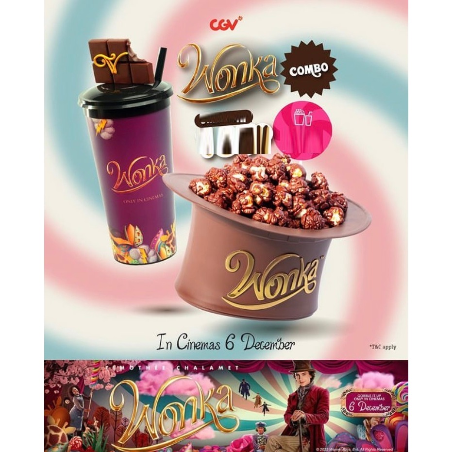 Wonka x CGV Official Merchandise Set | Shopee Malaysia