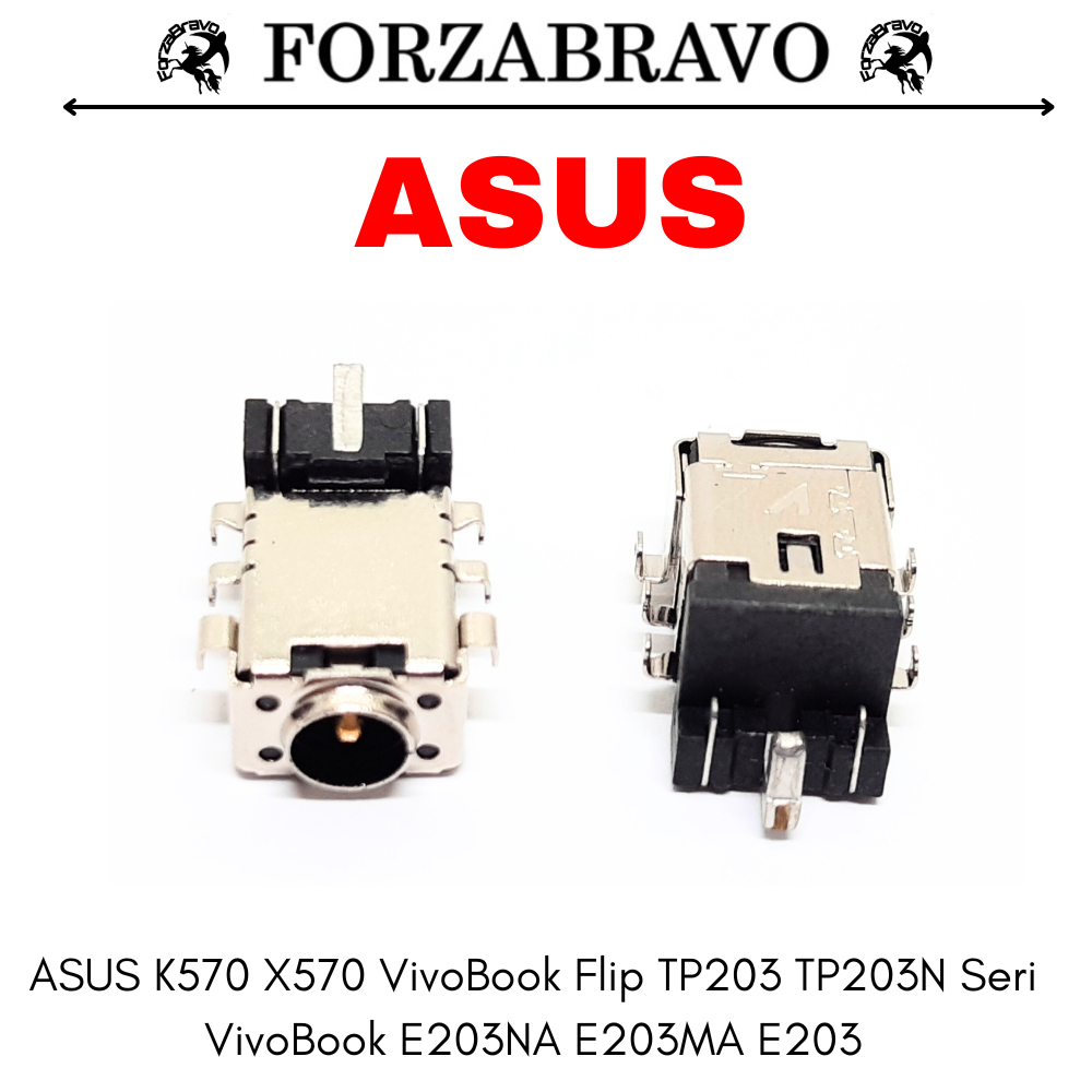 Dc In Power Jack ASUS K570 X570 VivoBook Flip TP203 TP203N Seris VivoBook E203NA E203MA E203 ...