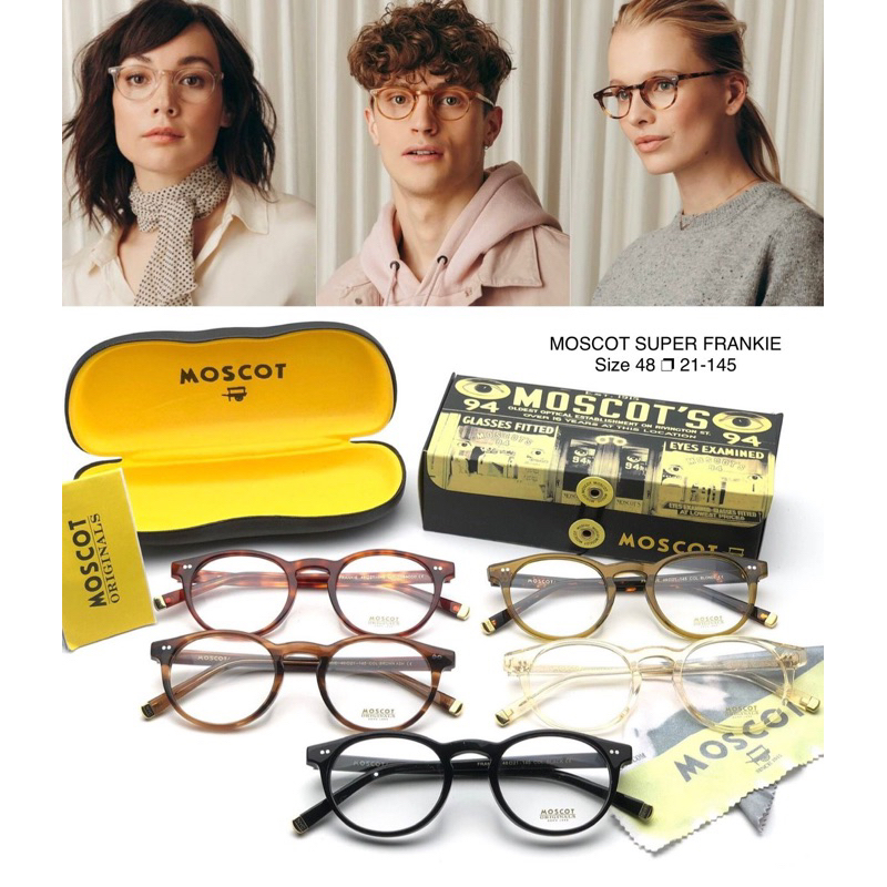 Original GRADE || Moscot SUPER FRANKIE Glasses Men Women || Anti ...