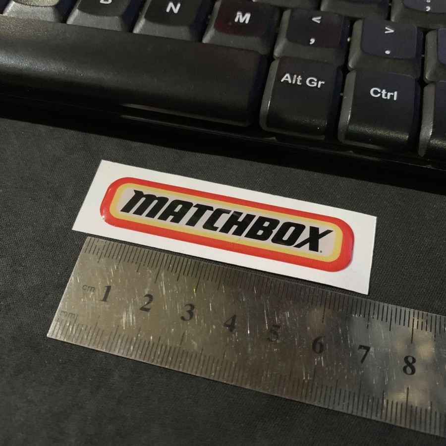 Matchbox Resin Embossed Sticker Lycal 3D Small Logo Sticker Unit ...