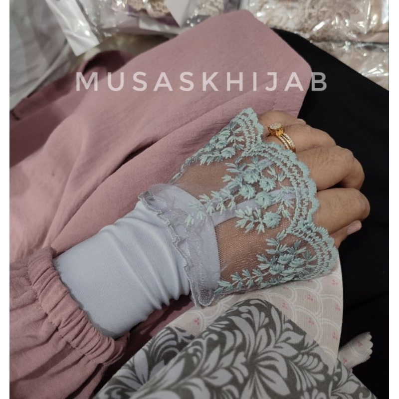 Big Lace Ring HANDSOCK/TILE HANDSOCK/PEGANTIN Lace HANDSOCK | Shopee Malaysia