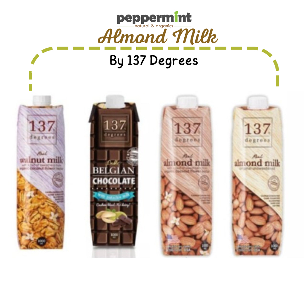 137 Degrees Almond/Pistachio/Walnut Milk (1 liter) | Shopee Malaysia