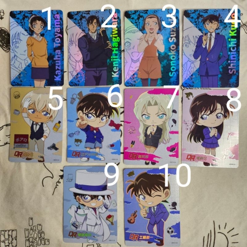 [KAYOU] Detective Conan Collection Card Original SSR | Shinichi Kudo ...