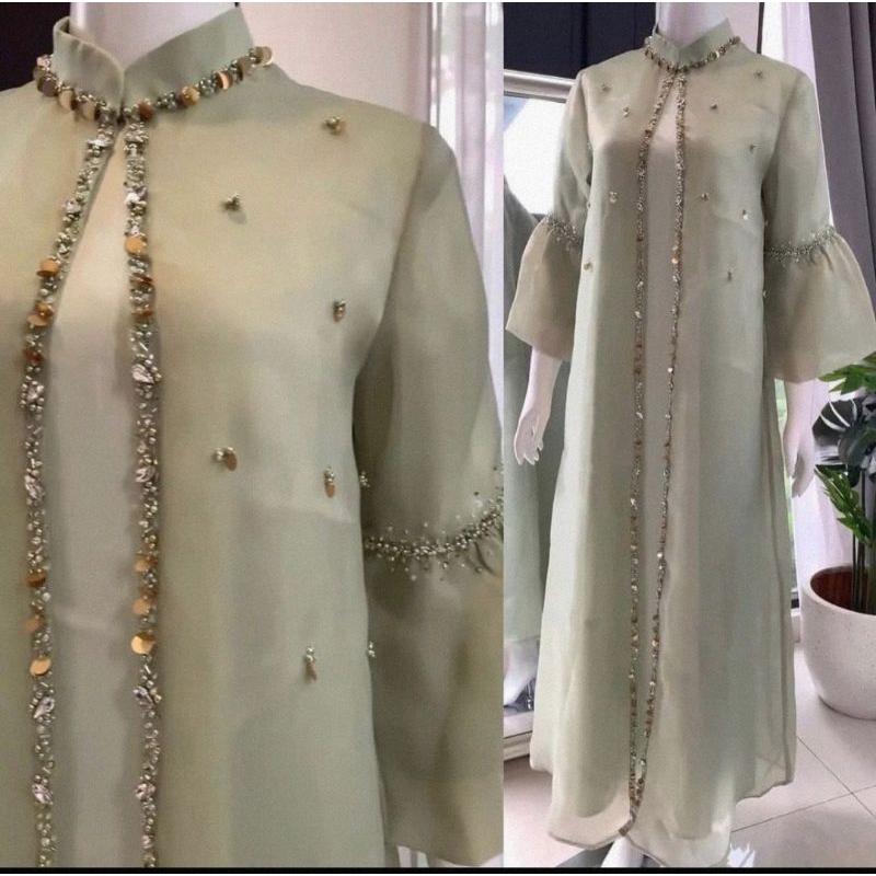 CARDIGAN PARTY GAMIS SET + INNER / MUSLIMAH WEDDING DRESS | Shopee Malaysia