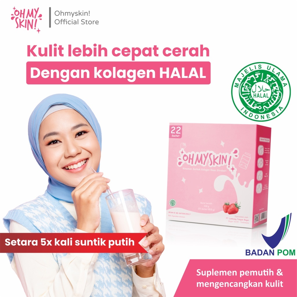 Mfi - Oh My Skin Collagen Beauty Drink | Body Whitening Collagen Powder ...