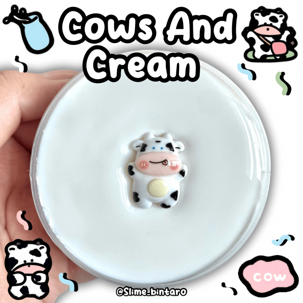 Original SLIME COWS AND CREAM BY SLIME BINTARO || Original SLIME ...