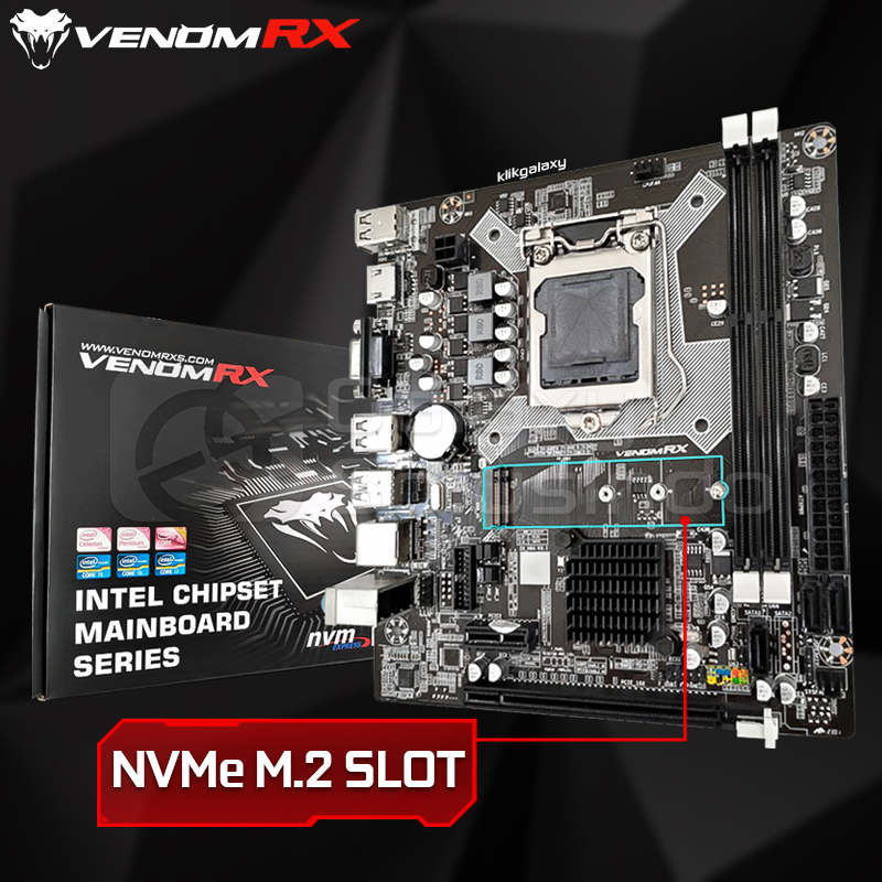 Venomrx H81 LGA1150 M.2 NVMe Motherboard | Shopee Malaysia