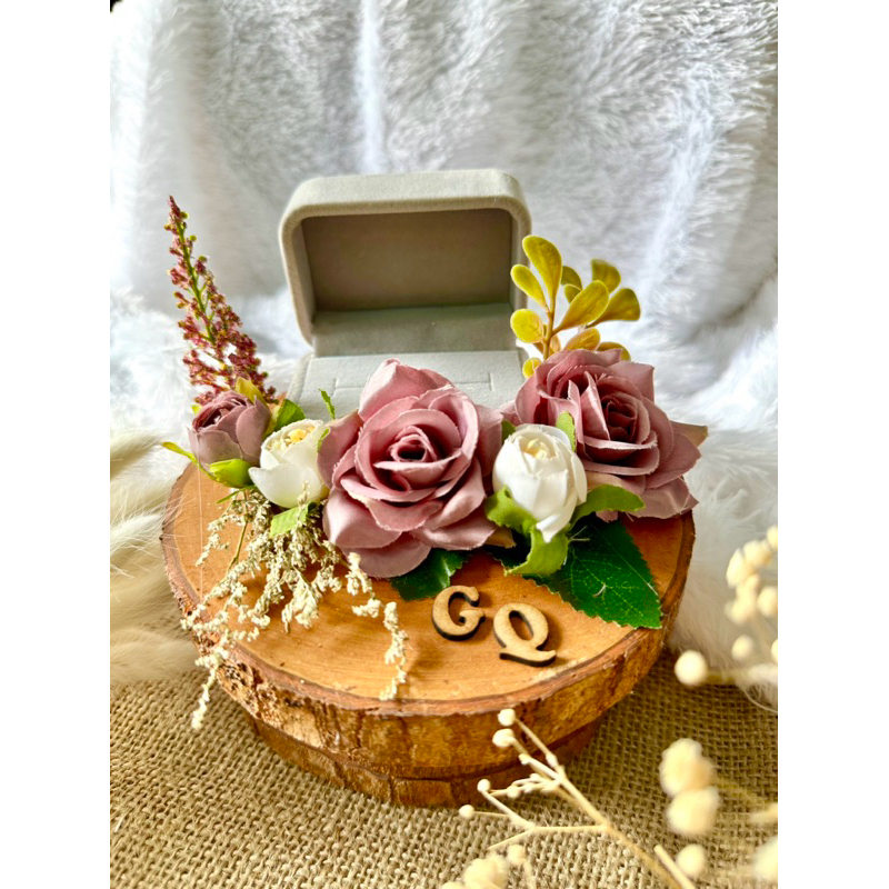 Rustic ring box | Box engagementRing | Engagement boxRing | Gift ...