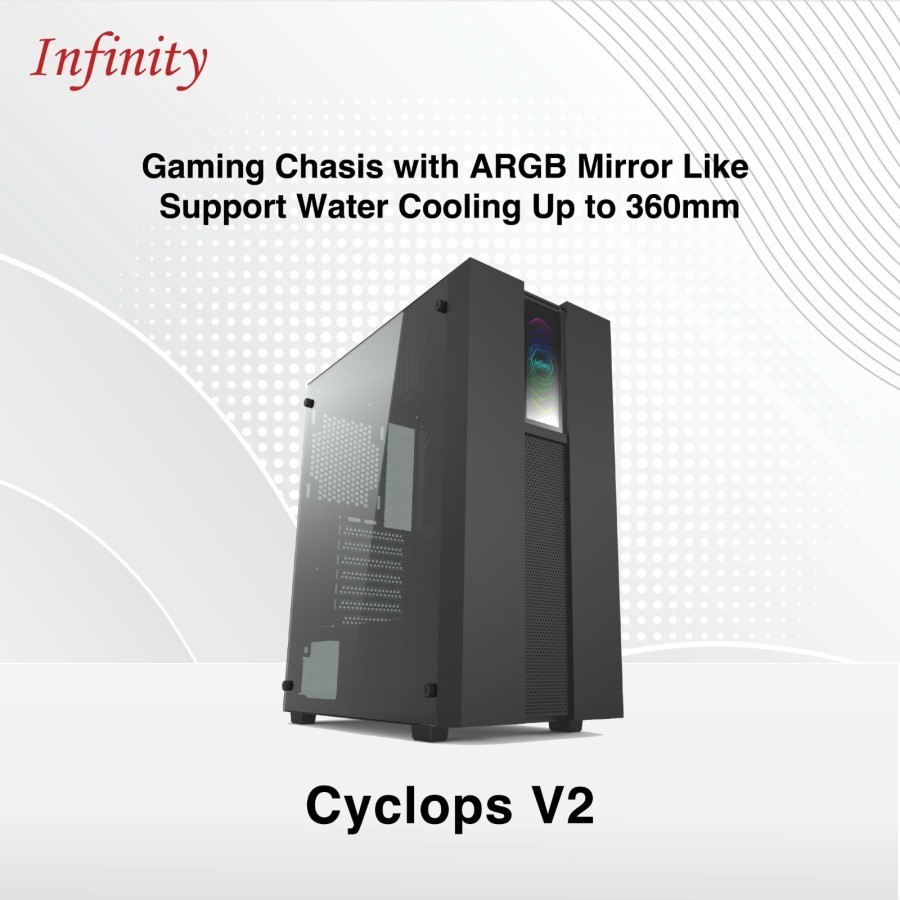 Infinity Cyclops V2 ATX Gaming PC Case | Shopee Malaysia